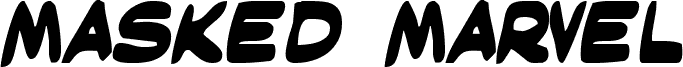 Masked Marvel font | Fonts2u.com