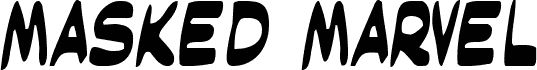 Masked Marvel font | Fonts2u.com