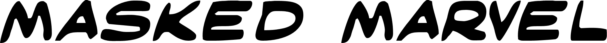 Masked Marvel Expanded font | Fonts2u.com