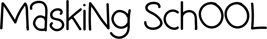 MaskiNg SchOOL font | Fonts2u.com