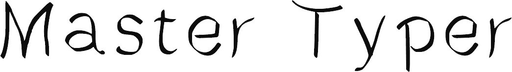 Master Typer font