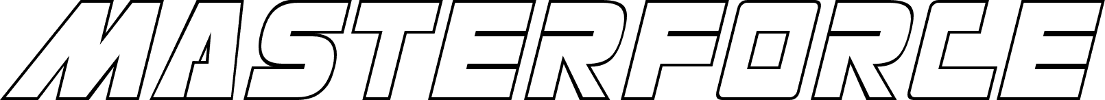 Masterforce Hollow font