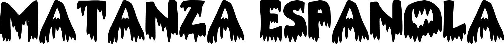 Matanza Española font | Fonts2u.com