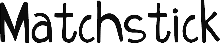 Matchstick Regular font | Fonts2u.com