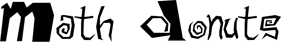 Math Donuts font | Fonts2u.com