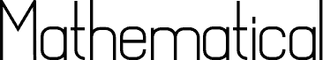 Mathematical font | Fonts2u.com