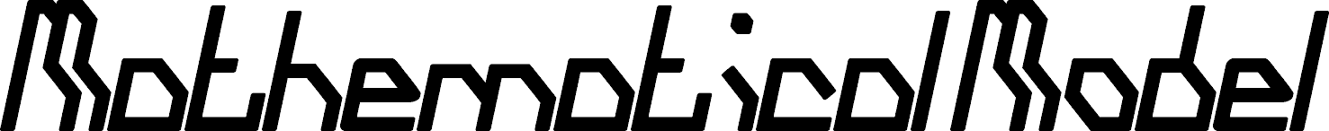 Mathematical Model Bold Italic font