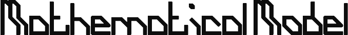 Mathematical Model font | Fonts2u.com