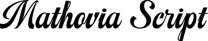 MathoviaScript font | Fonts2u.com