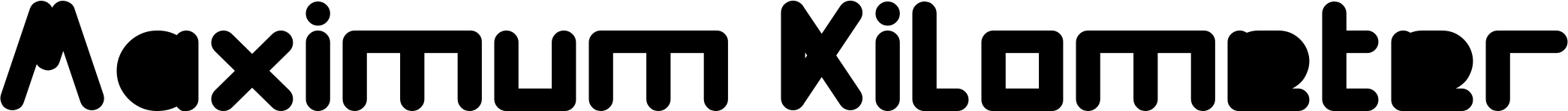 MAXIMUM KILOMETER-Filled font | Fonts2u.com