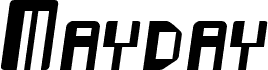Mayday font | Fonts2u.com