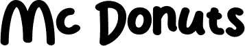 Mc Donuts Demo font | Fonts2u.com