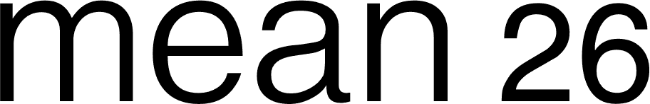 MEAN 26 Sans font