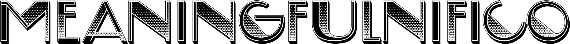 Meaningfulnifico Regular font | Fonts2u.com