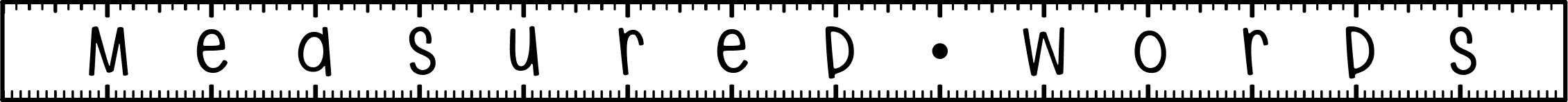 [Measured*Words] font | Fonts2u.com