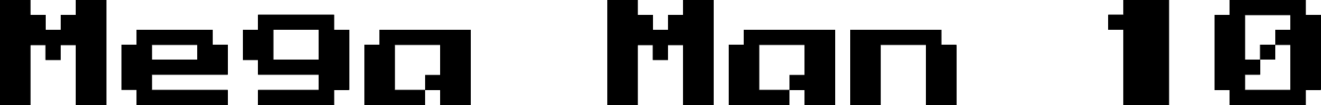Mega Man 10 Regular font | Fonts2u.com