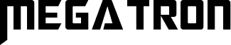 Megatron Condensed font