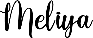 Meliya Personal Use font