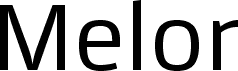 Melor-Thin font | Fonts2u.com