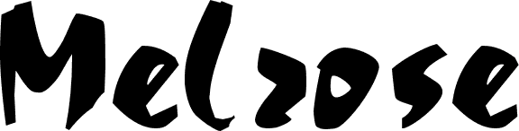Melrose font