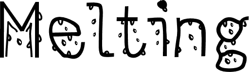 MeltingRegular font | Fonts2u.com