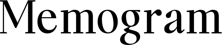 Memogram font | Fonts2u.com