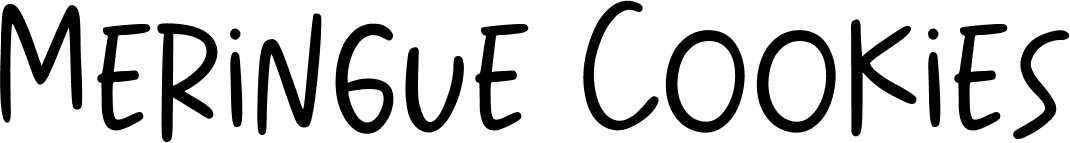 Meringue Cookies font