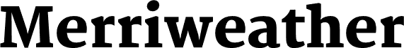 Merriweather Bold font
