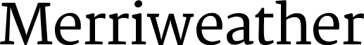 Merriweather Bold font