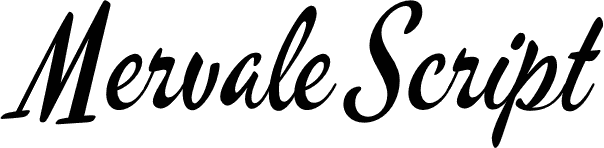 Mervale Script font