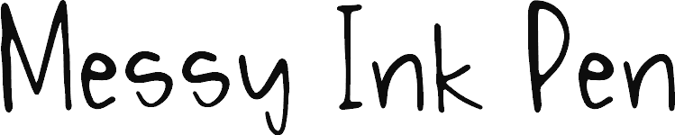 Messy Ink Pen Regular font | Fonts2u.com