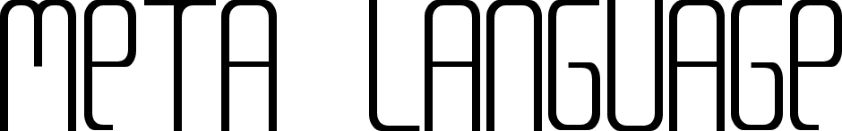 Meta Language font | Fonts2u.com
