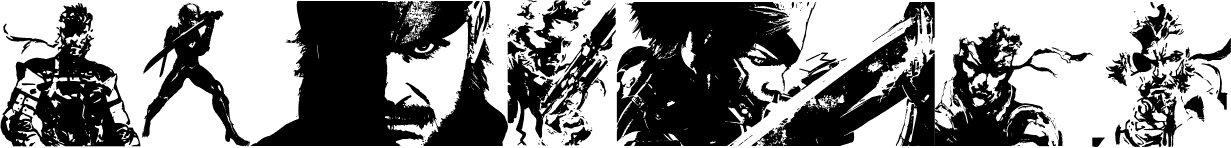 Metal Gear Solid The Phantom Font font