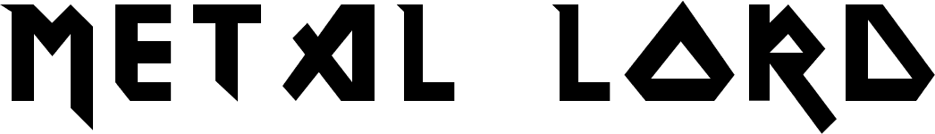 Metal Lord font