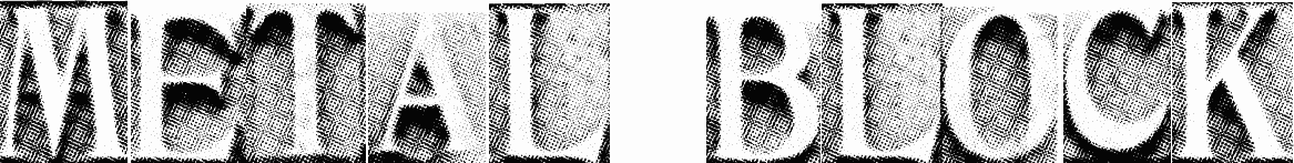 MetalBlockThree font