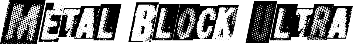 MetalblockUltra font | Fonts2u.com