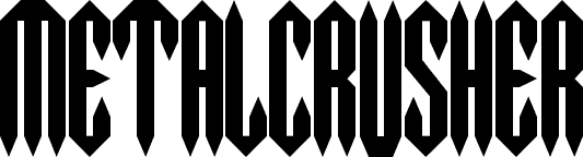 MetalCrusher font | Fonts2u.com