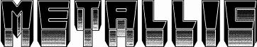 Metallic Sharp Regular font