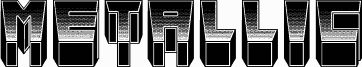 Metallic Sharp Regular font