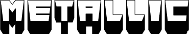 Metallic Sharp Regular font