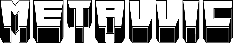 Metallic Sharp Regular font