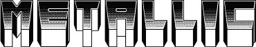 Metallic Sharp Regular font