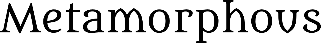 Metamorphous font