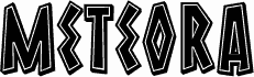 Meteora Rocky Regular font | Fonts2u.com
