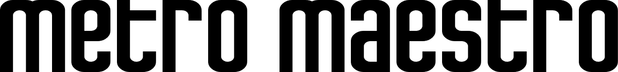 Metro Maestro font | Fonts2u.com