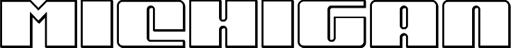 Michigan Expanded font