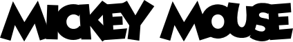 Mickey Mouse Line PERSONAL USE Regular font | Fonts2u.com