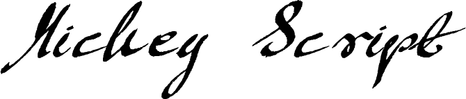 Mickey Script fuente | Fonts2u.com