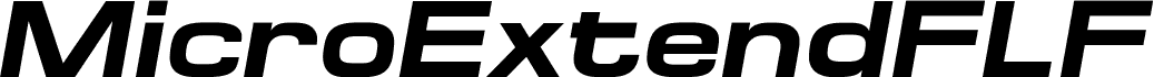 MicroExtendFLF font