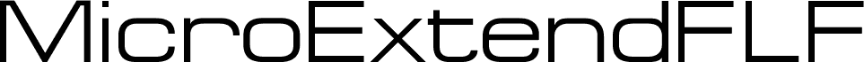 MicroExtendFLF-BoldItalic font | Fonts2u.com